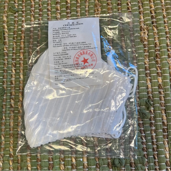 Lele Sadoughi | Accessories | Nwt Lele Sadoughi White Velvet Stripe ...